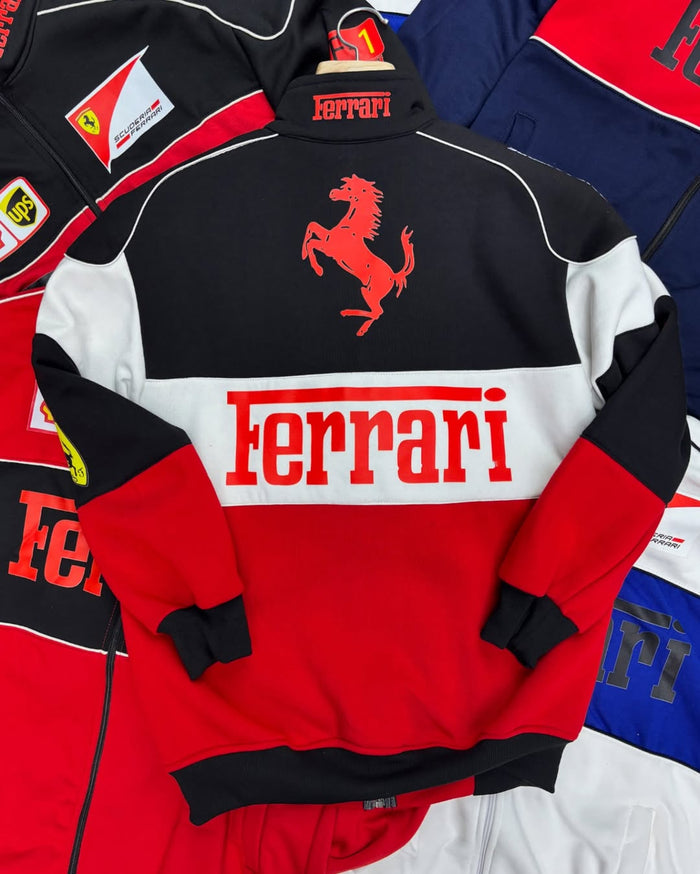 Unisex FERRARI RACING JACKET | Vintage F1 | Motorsport Fashion Style